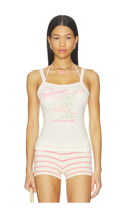 FRANKIES BIKINIS Frankies Bikinis Pointelle Tank